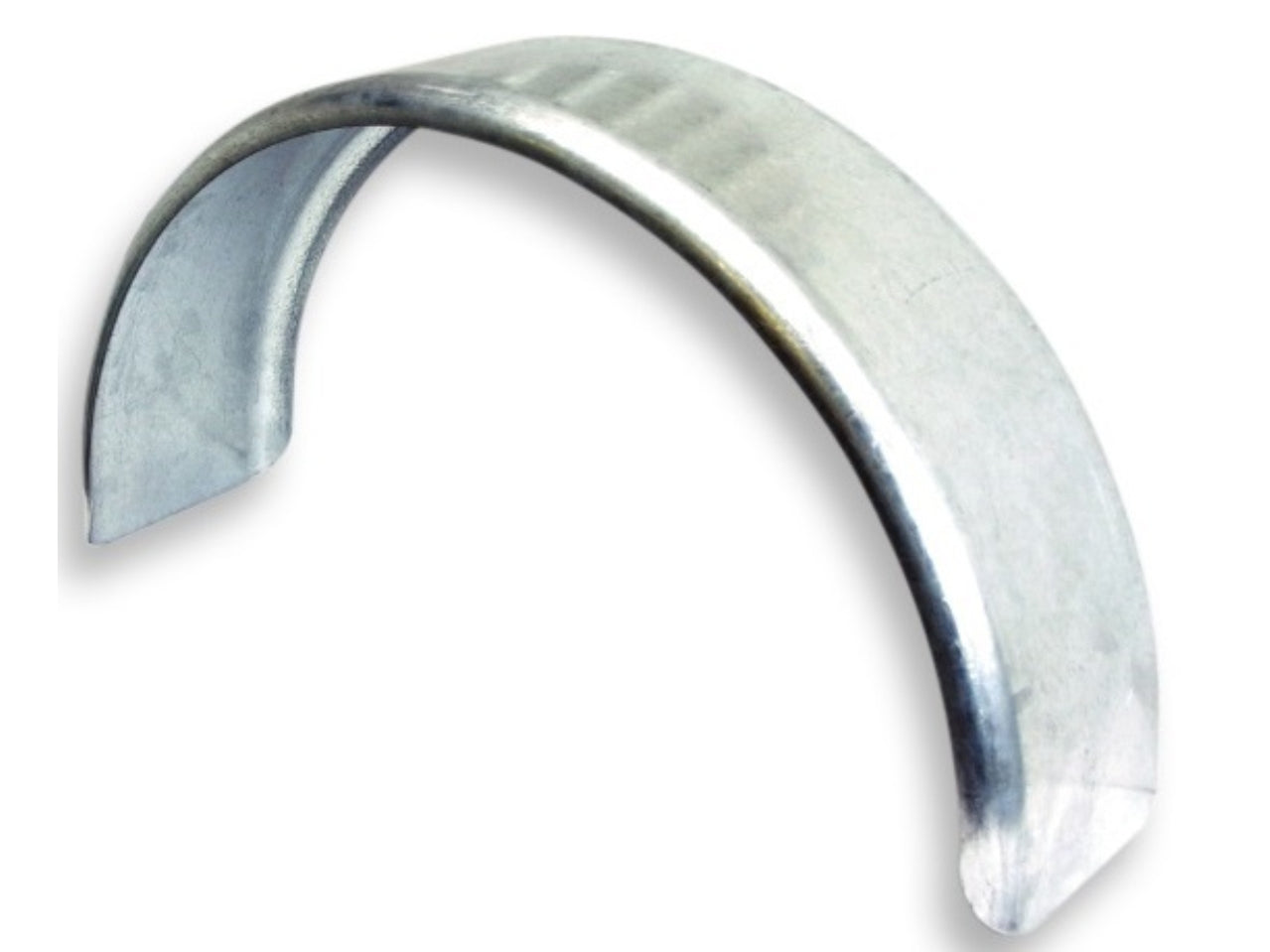 Curved with rolled edge, galvanised steel. Wheels 13-14" 230mm wide ...